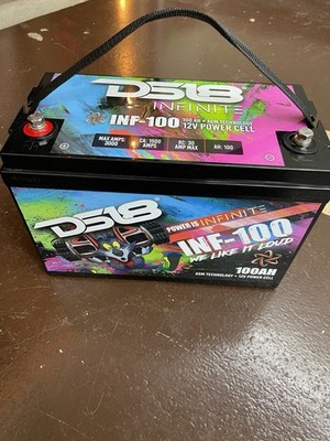 DS18 INF-100 100AH 12V AGM Power Cell Car Audio Battery | eBay
