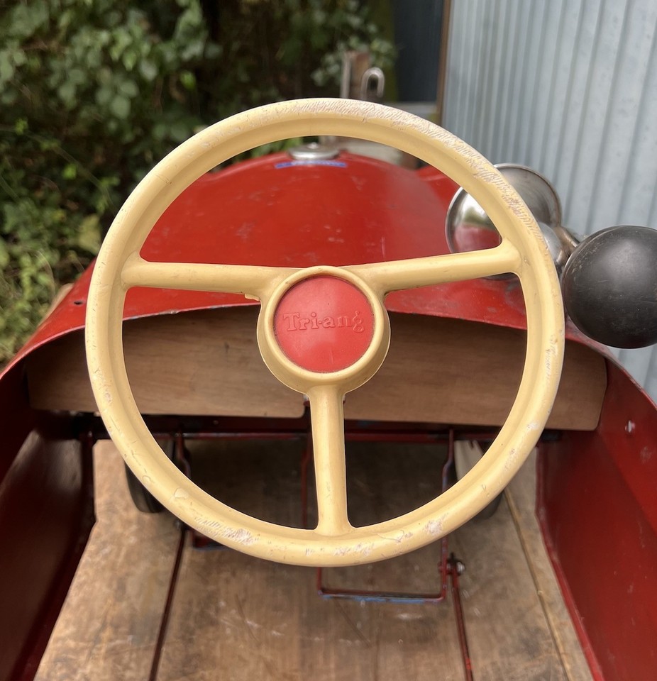 Vintage Tri Ang Pedal Car 1950s 60s Metal Automobilia Classic Toys ...