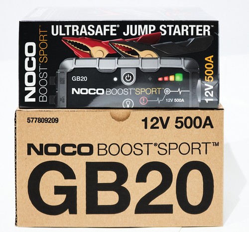 NOCO Boost Sport GB20 500A 12V UltraSafe Portable Lithium Battery Jump ...