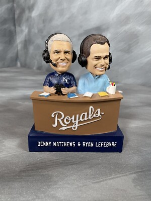 DENNY MATTHEWS & RYAN LEFEBVRE You Make The Call Talking Bobblehead KC ...