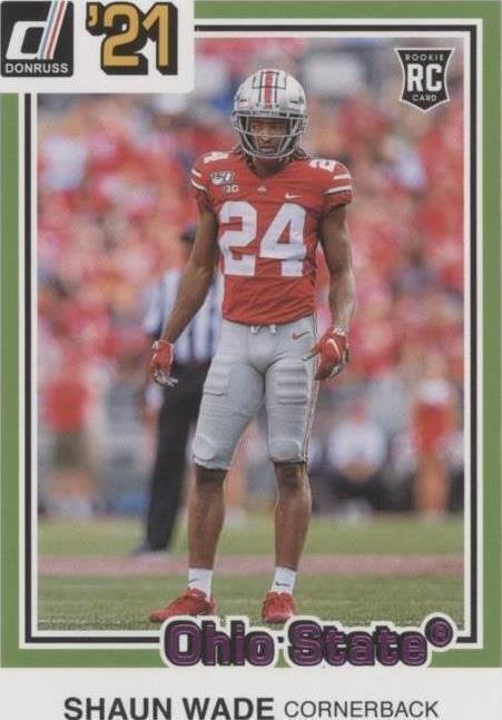 2021 Panini Chronicles Draft Picks - Donruss Retro Shaun Wade #29 Pink ...