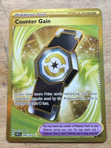 Counter Gain - 249/191 - Gold Secret Rare - Surging Sparks - NM/M ...