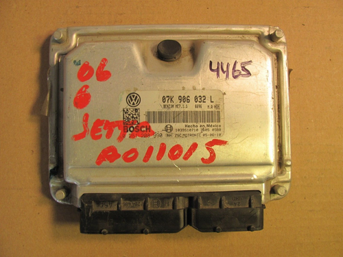 06 VOLKSWAGEN JETTA 2.5L CALIF AT ECU ECM COMPUTER 07K 906 032 L | eBay