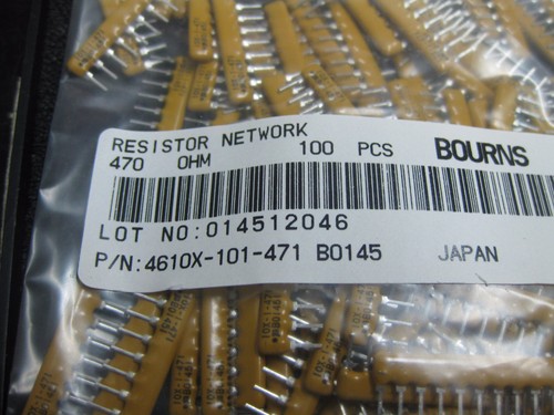 10x 4610X-101-471 470R 2% Resistor Networks & Arrays 10pins 470 Ohms | eBay