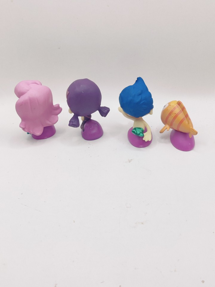 Bubble Guppies Figures Lot of 4 Cake Toppers Mermaid Family Toy ...