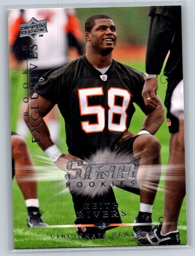 2008 Upper Deck Rookie Exclusives #RE97 Keith Rivers | eBay
