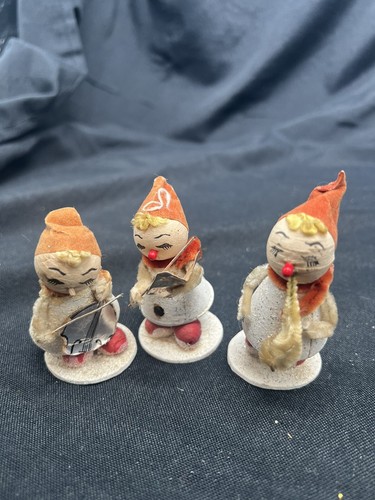 Christmas Spun Cotton Crepe Paper Santa Elf Band Putz Japan , some ...