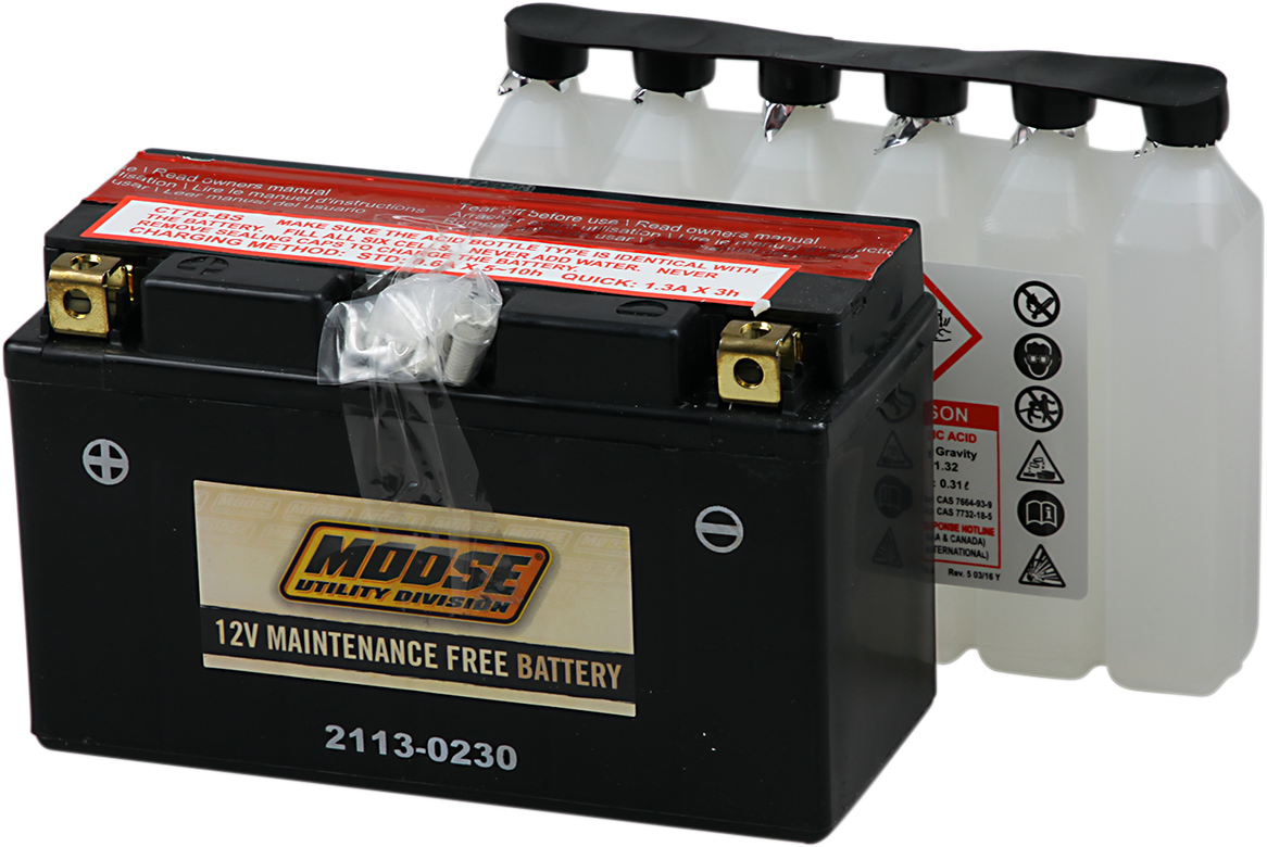 Moose Racing - MT7B-BS - AGM Maintenance-Free Battery for sale online ...