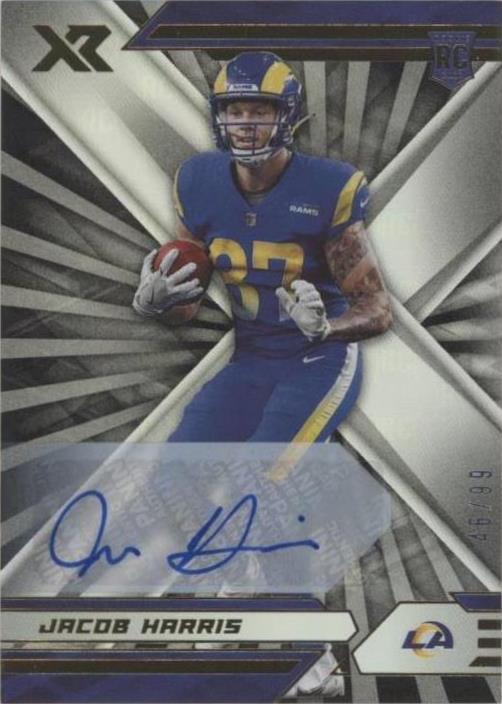 2021 Panini XR - Rookies Jacob Harris #185 Autographs /99 (AU, RC) for ...