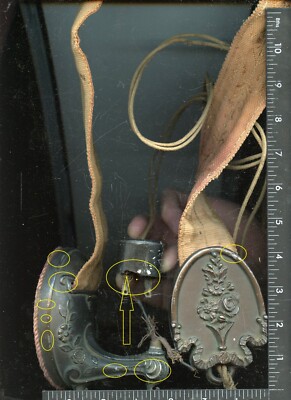 ANTIQUE VINTAGE LAMP-ETTE bracket lamp 1920s WALL LIGHT HUBBEL SOCKET ...