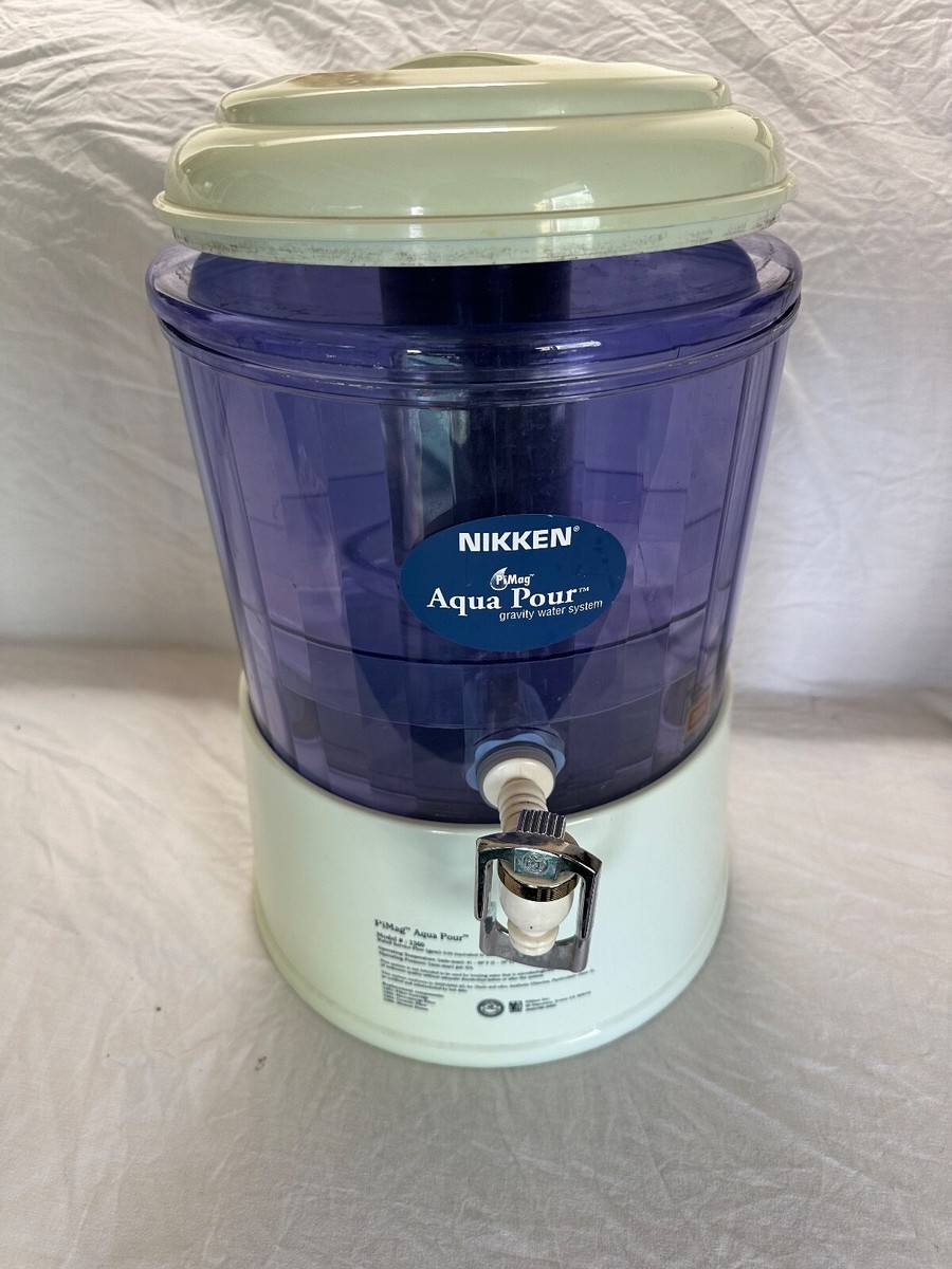 Nikken Pimag Aqua Pour Gravity Water System Model 1360 Complete Set New