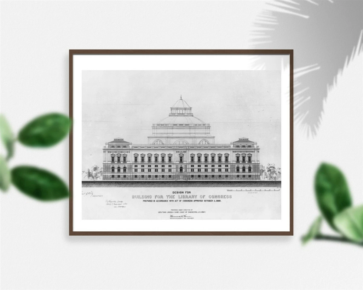 Library Building Drawing