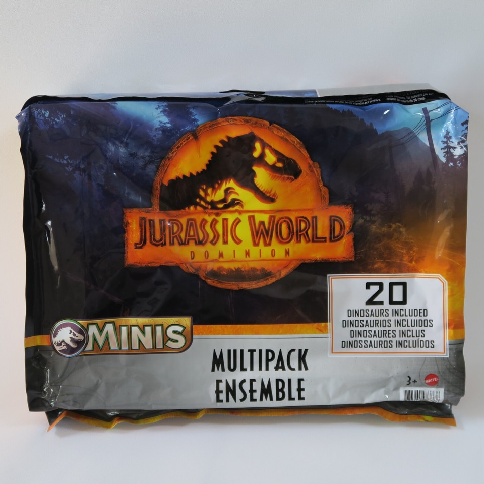 Jurassic World Dominion 20 Minis Dinosaur Multipack Tyrannosaurus Rex ...