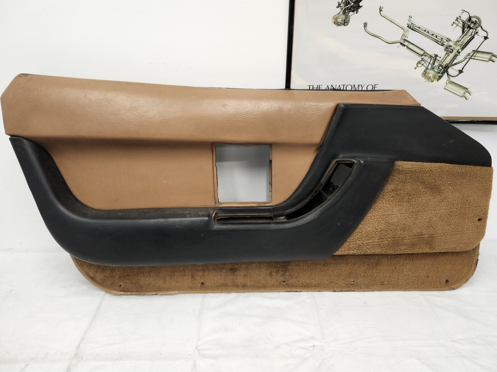 1990-1993 General Motors C4 Corvette Driver Side (Left) Door Panel ...
