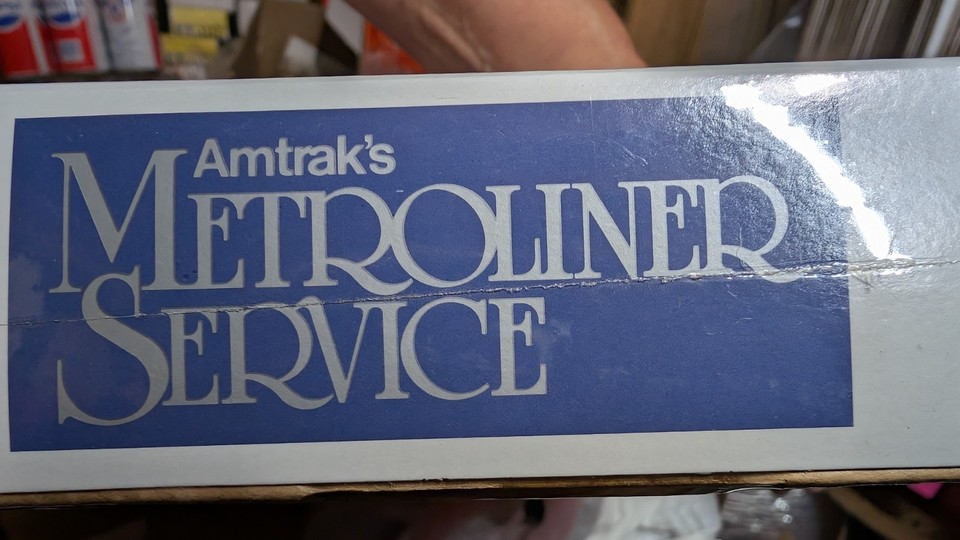 Bachmann HO Amtrak Metroliner Service 4 Car Train Set - New/Sealed ...