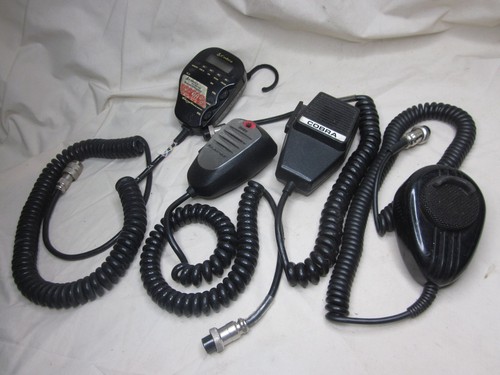 untested CB microphone mic lot TELEX TURNER Bearcat Uniden Cobra Sound ...