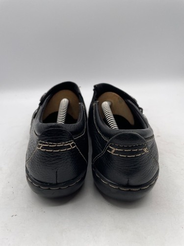 Clarks 22545 Ashland Lane Loafer Shoe Women's Sz 8W Black Slip On ...