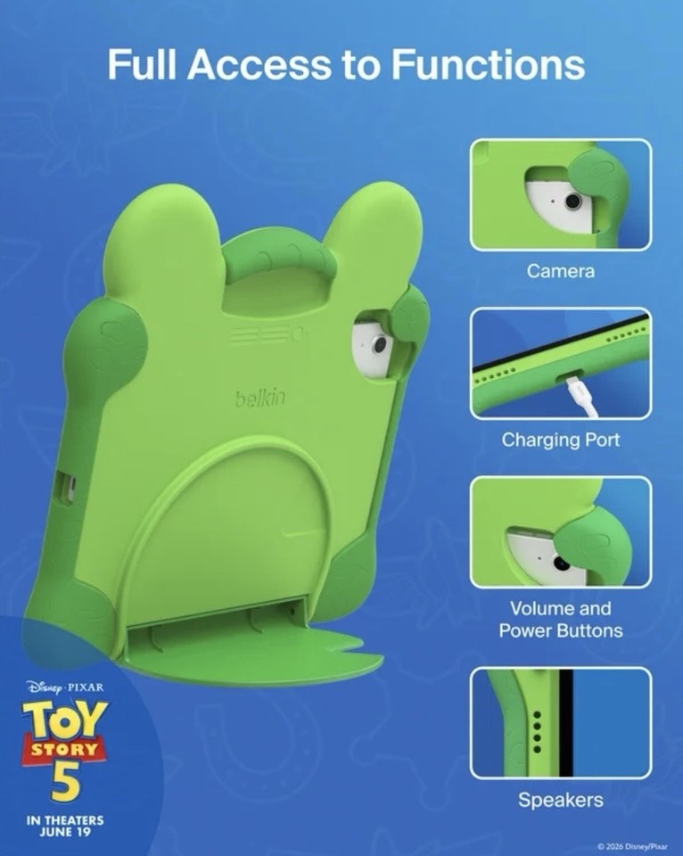 belkin-disney-pixar-toy-story-5-lilypad-ipad-a16-case-10th-11th-gen-new