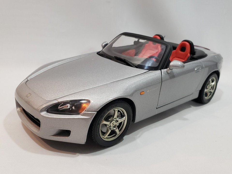 AUTOart 1/18 HONDA S2000 LH DRIVE SILVER RARE AMERICAN VERSION MINT AP1 ...