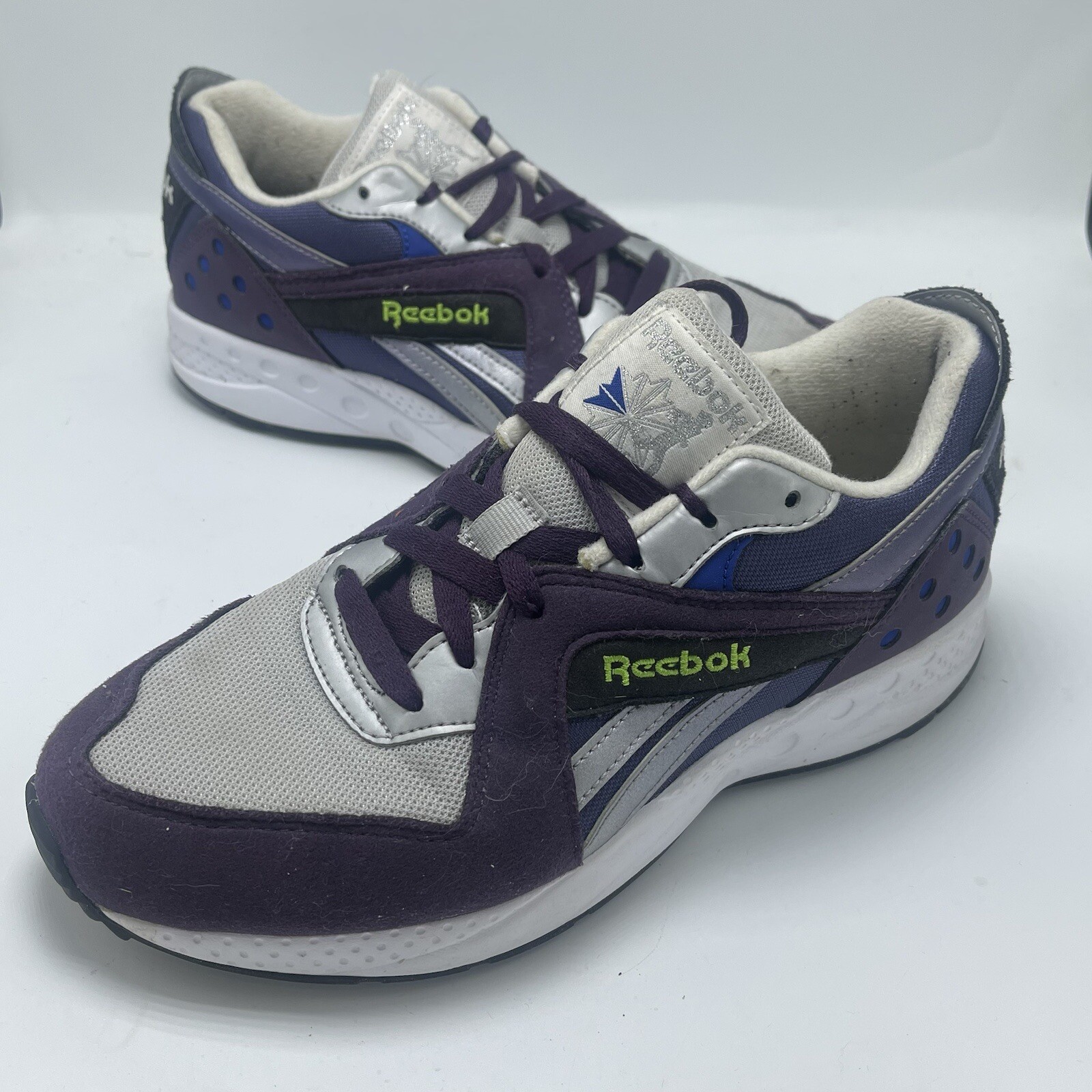Reebok Hexalite Womans Purple Athletic Fashion Sneake… - Gem