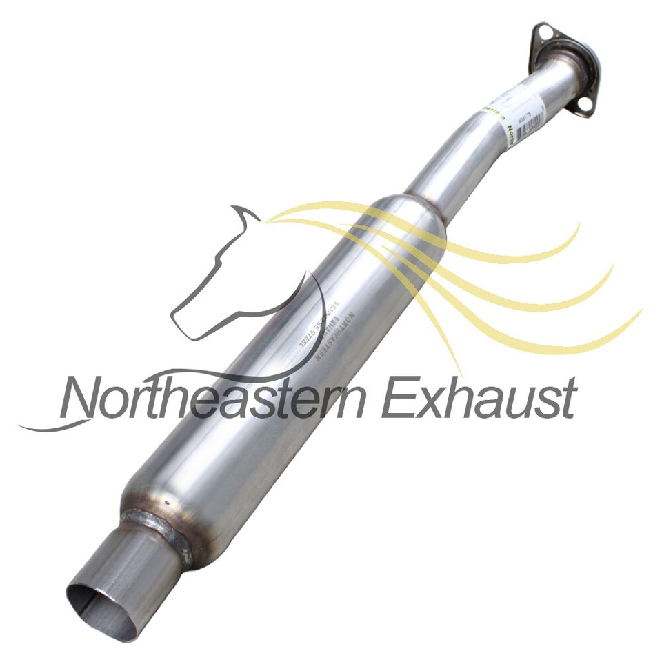 Stainless Steel Resonator Pipe Muffler Exhaust Kit fits: 2014-2018 ...