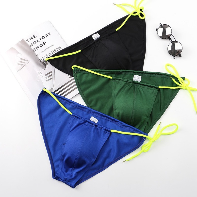 Erotic Male Anti Light Swimming Trunks New Panties Spaghetti Strap ...