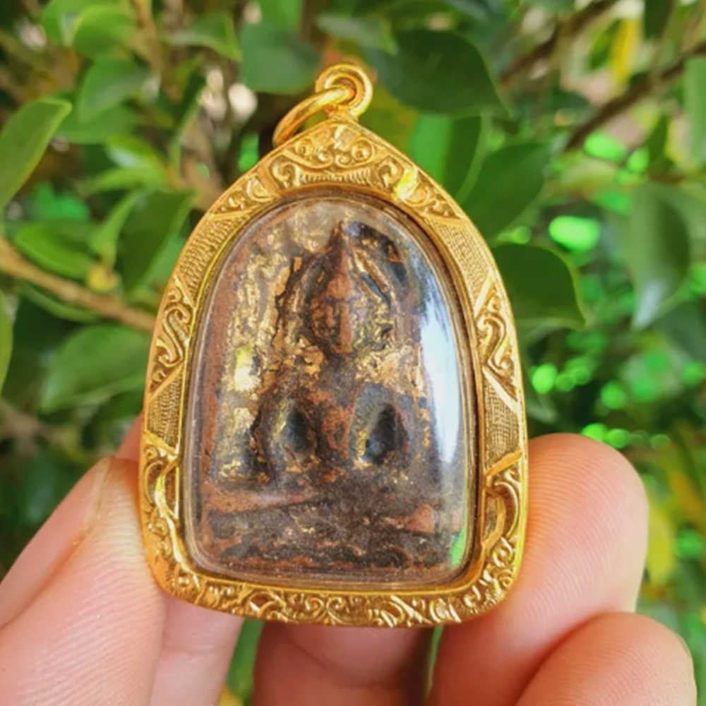 Phra Sum Kor Amulet Thai Buddha Benjapakee Wat Phikun Lucky Magic ...