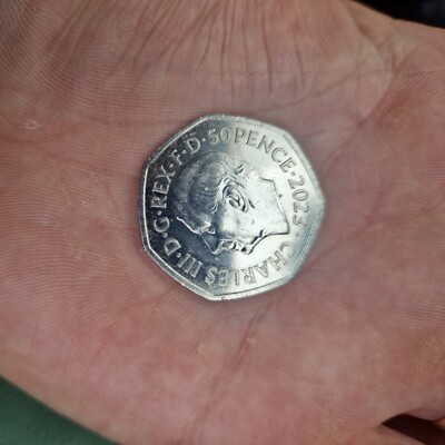 NEW King Charles III collection Fifty Pence the very first coin to be ...