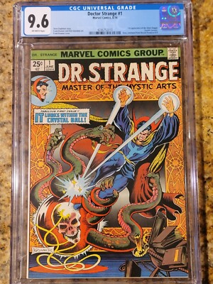 1974 Marvel Comics Doctor Strange 1 CGC 9.6. First appearance of ...
