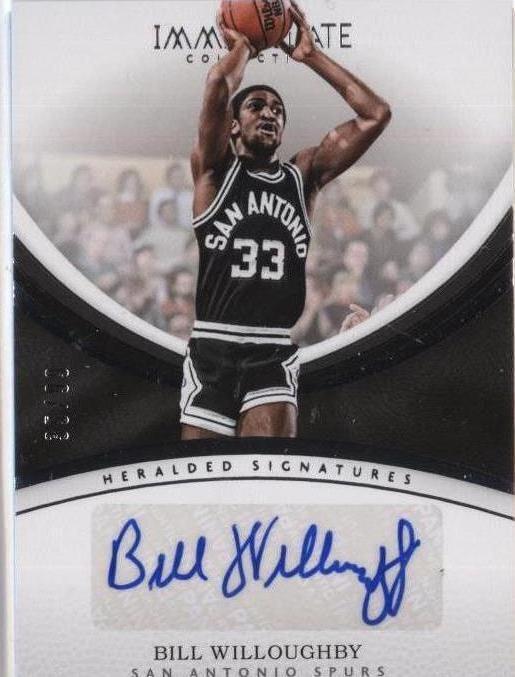 2016-17 Panini Immaculate Collection - Heralded Signatures Bill ...