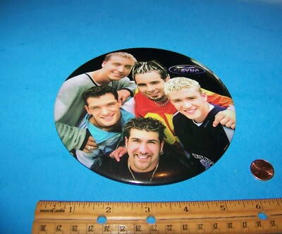NSYNC Vintage 1990's Giant Button | eBay