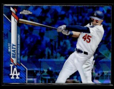 2020 Topps Chrome Sapphire Edition #564 Matt Beaty Card Los Angeles ...