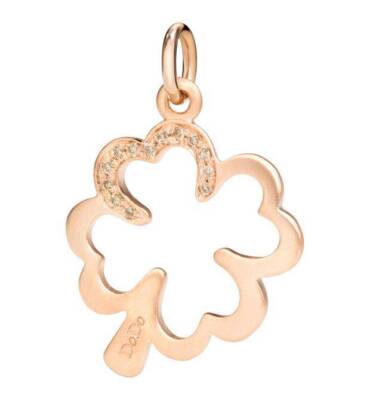 Pendant Dodo Clover Silhouette Rose Gold Dmqdt / 9 / Br / K Charm ...
