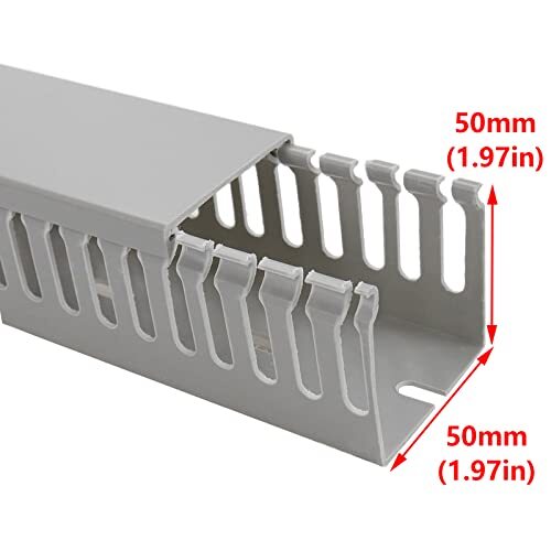 Wire Duct Kit,Cable Raceway Kit,Open Slot Cable Duct Management Raceway ...