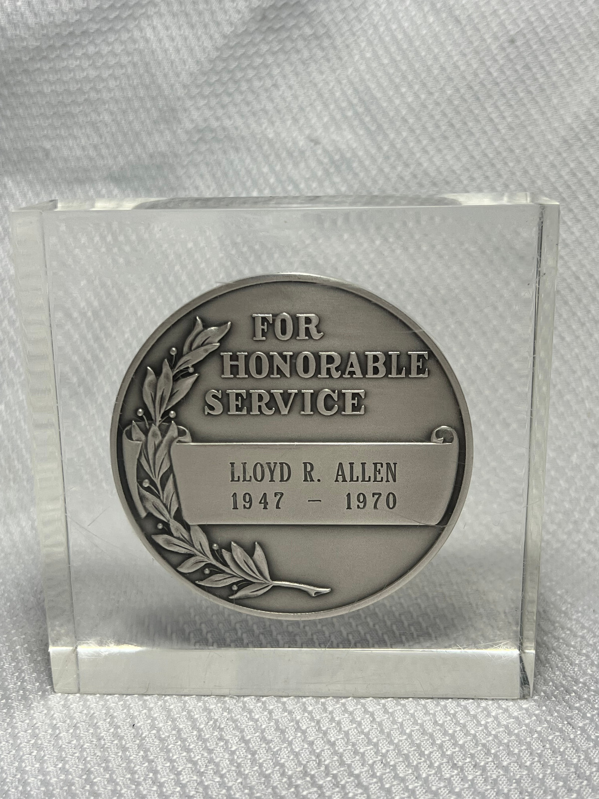 CIA Retirement Medallion Medallic Art Co .999 Silver Central ...