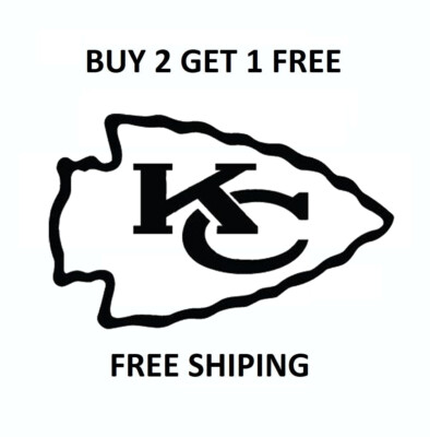 KANSAS CITY CHIEFS Vinyl Die Cut Car Decal - FREE SHIPPING | eBay