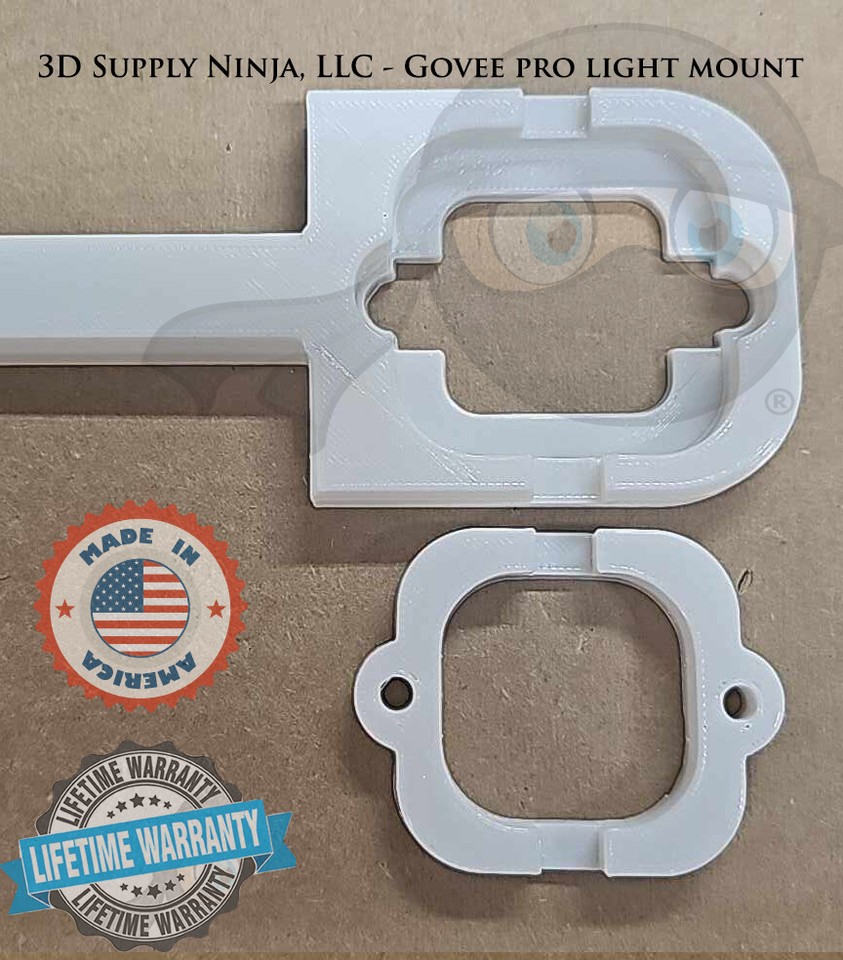 Govee Permanent Outdoor Light Mount Bracket Soffit - Eave - Fascia Clip ...