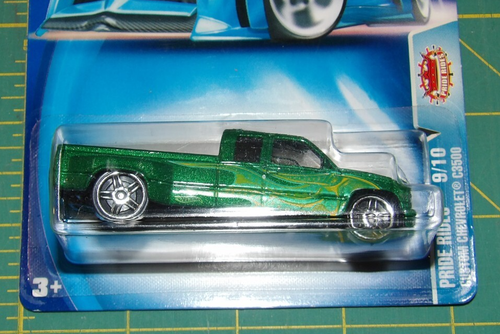 2003 Hot Wheels Pride Rides - Custom Chevrolet C3500 - Green | eBay