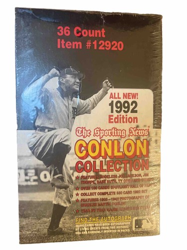 1992 Sporting News Conlon Collection Baseball Box/Unopened-Sealed | eBay