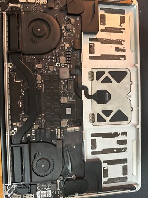 Broken MacBook Pro 2012 15 inch with no ssd or battery and a broken ...