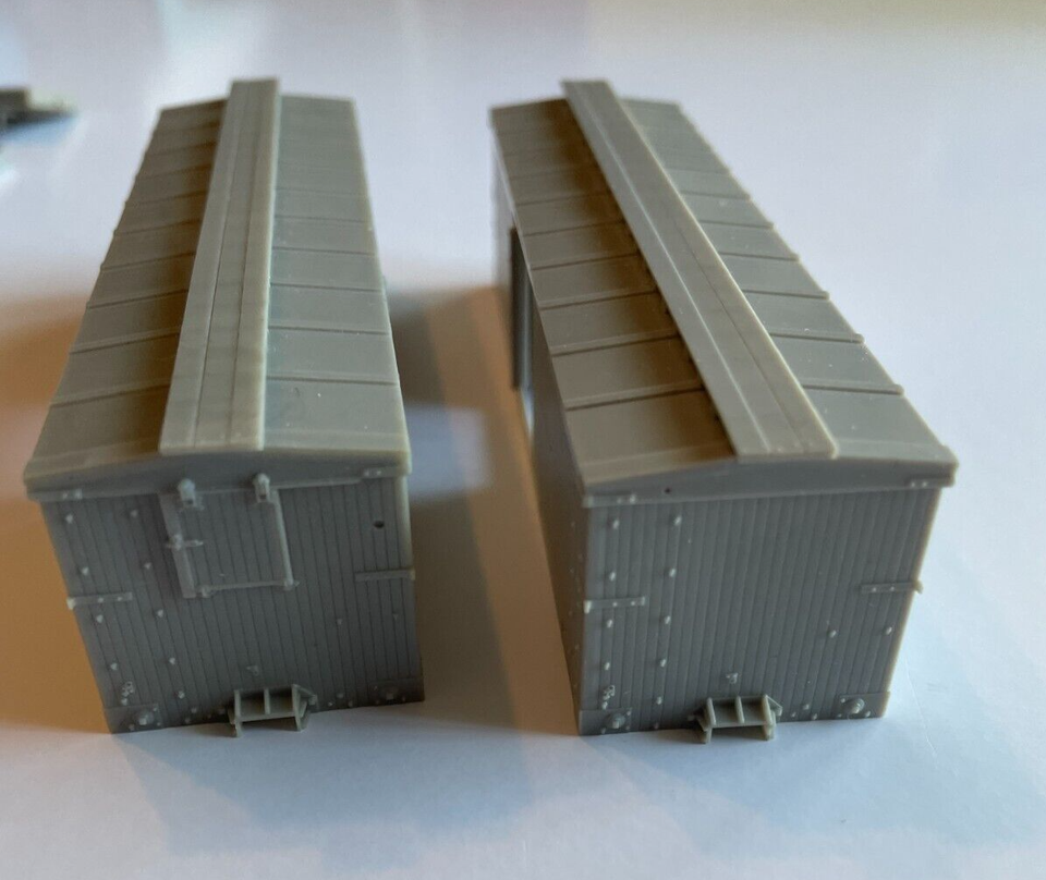 HOn3 scale Rail Line D&RGW Box Car kits x 3 w/trucks. | eBay