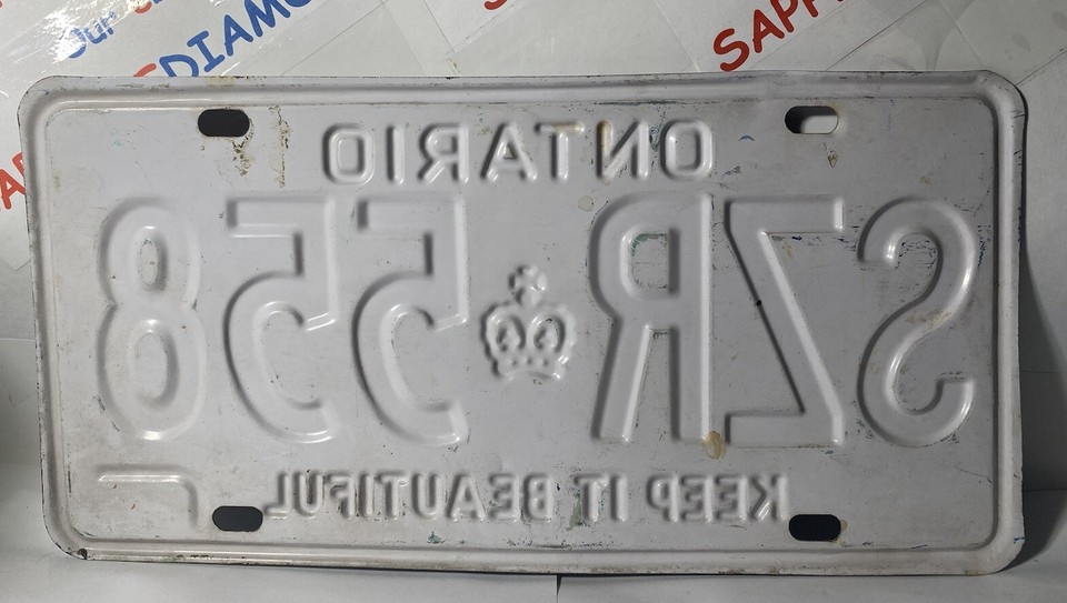 ONTARIO KEEP IT BEAUTIFUL LICENSE PLATE. SOLD AS IS. RARE. USED. | eBay