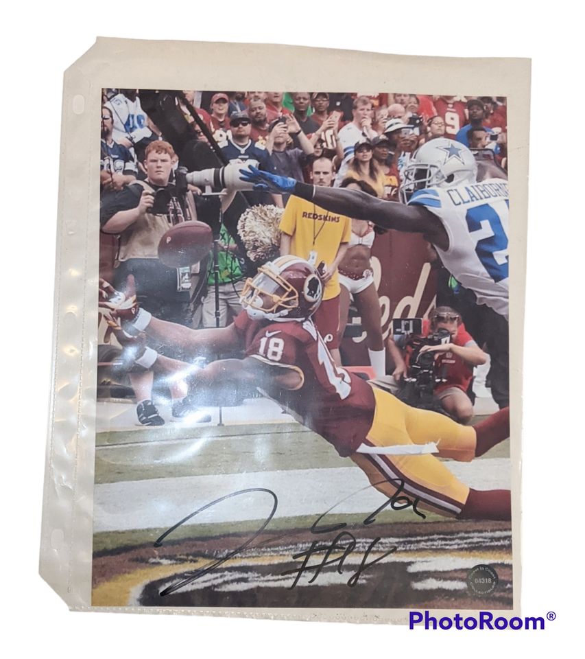 NFL Washington Commander Redskins JOSH DOCTSON Signed Photo 8 x 10 With ...