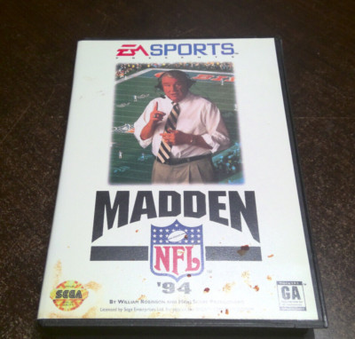 Madden NFL '94 (Sega Genesis 1993) Complete w/ Manua 14633071443| eBay