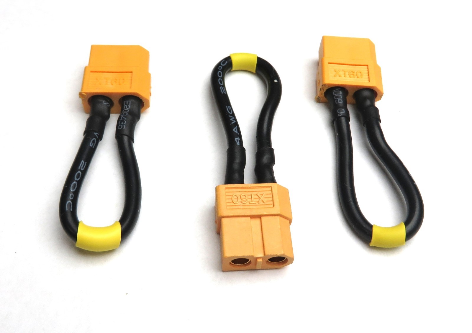 QTY-(1,2,3) Female XT60 Jumper Battery Eliminator Shorting Plug 12 AWG ...