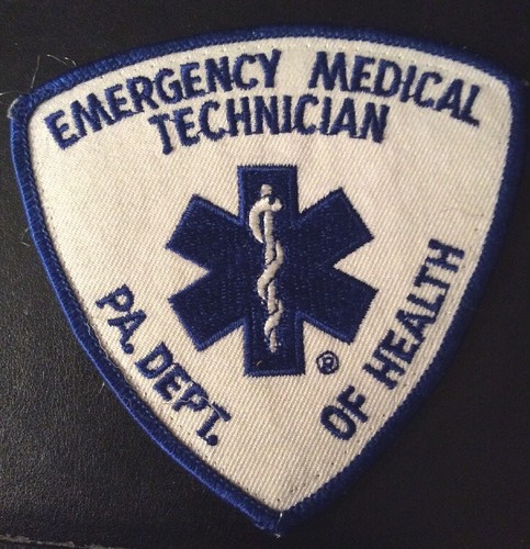 Pennsylvania Department Of Health Emergency Medical Technician Patch 3 ...