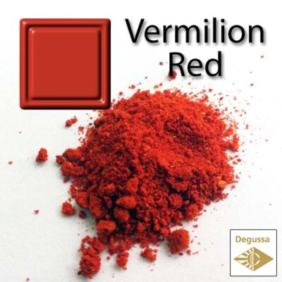 Vermilion Red * Cinnabar Colour Ceramics Pigments Stains Underglazes ...