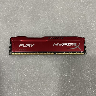 Kingston Fury Red PC3-14900 Single 4GB DIMM 1866 MHz DDR3 Memory ...