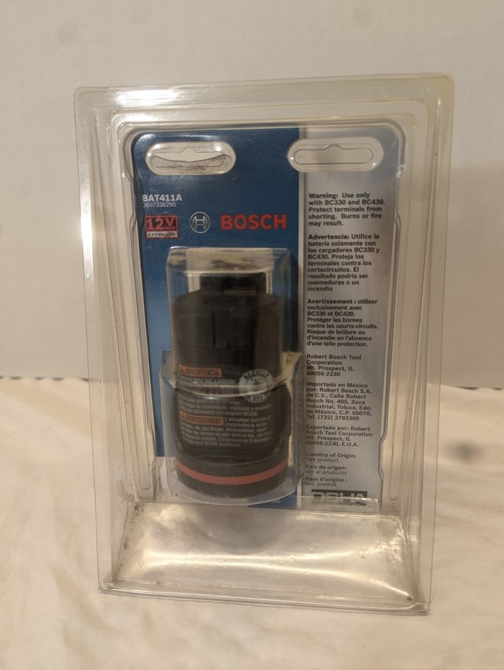 Bosch BAT411 10.8V/12v Max Lithium Ion Battery OEM Genuine Tested ...