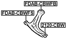 2120-CBW Genuine Febest BALL JOINT FRONT ARM 1793903, 1793902 | eBay